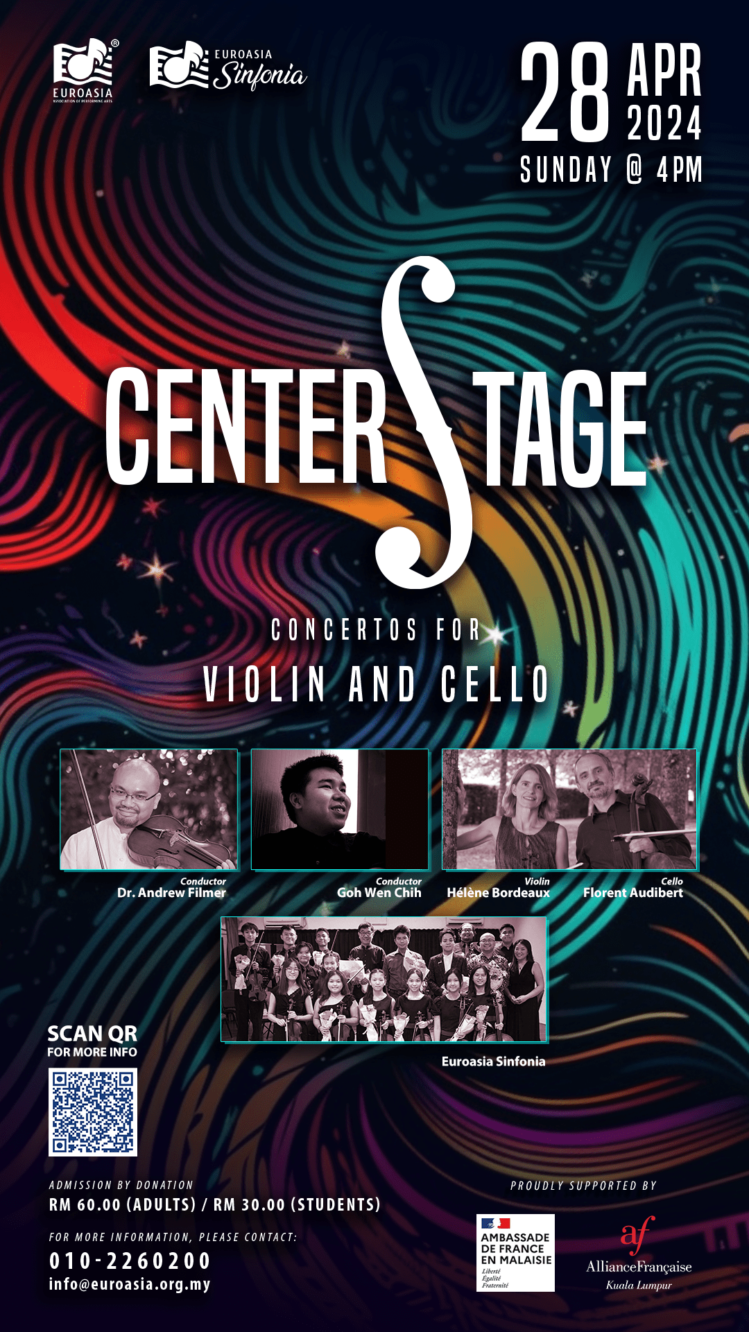 Centre Stage: Concertos for Violin and Cello – Euroasia Association of ...